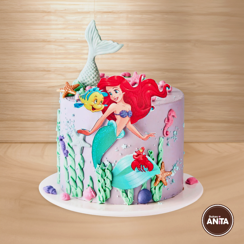 Torta de la Sirenita | Dulces Anita Cake Studio